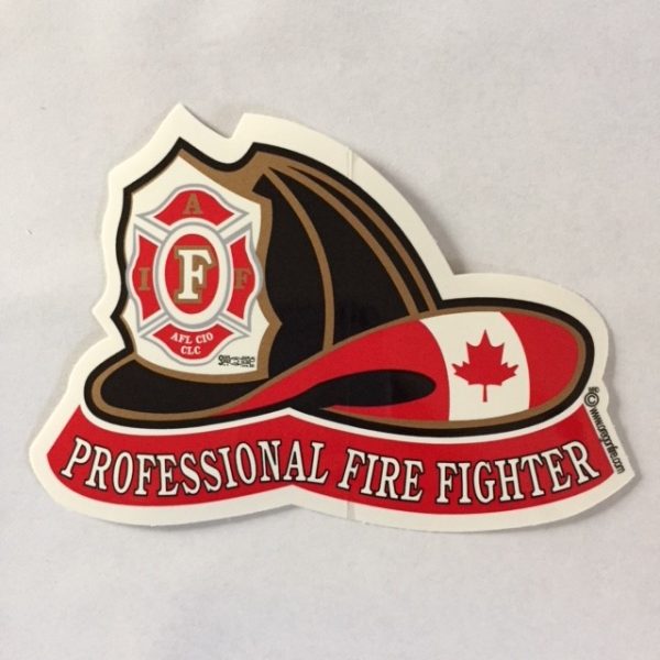 IAFF/Canadian Helmet Shaped Window Decals – Oregon State Fire Fighters ...