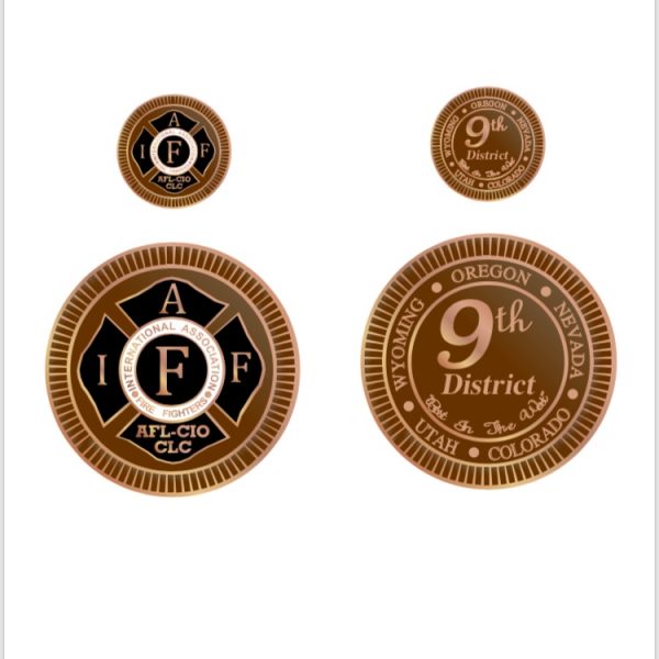 Custom Challenge Coin – Oregon State Fire Fighters Council